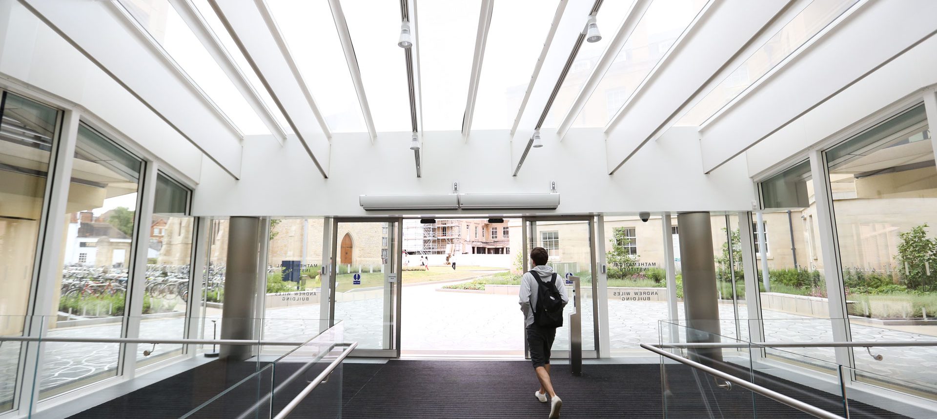 Entrance matting at the Mathematical Institute, Oxford University