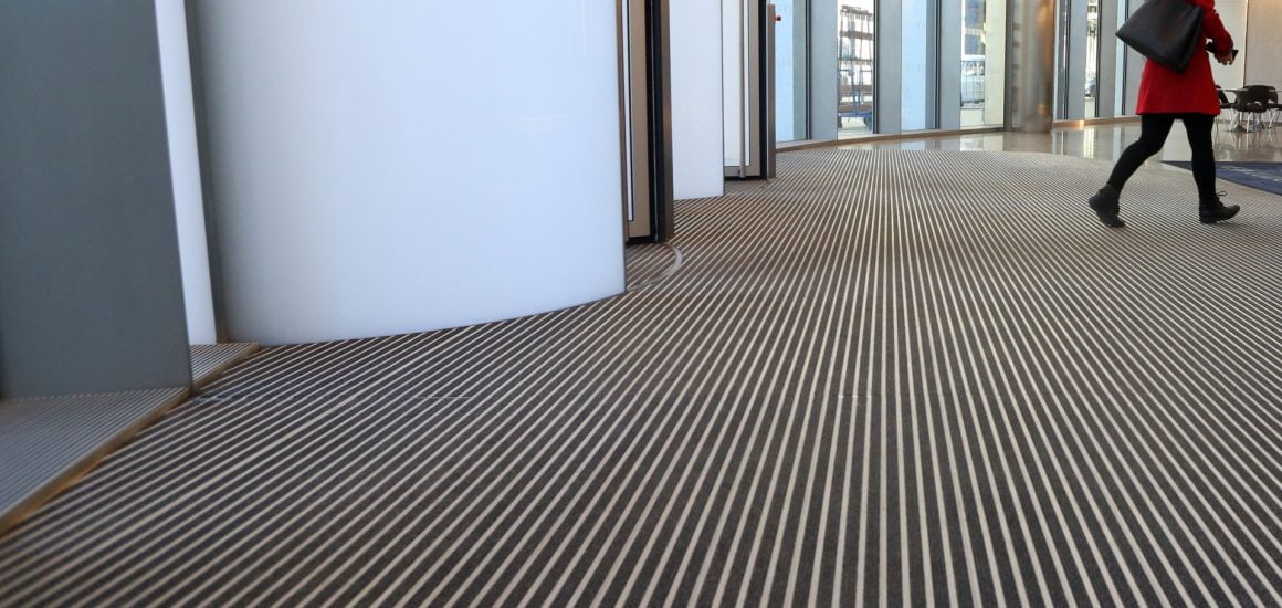 Recent work at 1 New Ludgate carried out by Intramatting